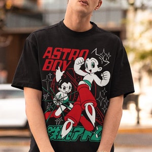 True Vintage 80s Mighty Atom Astro Boy T Shirt Raglan Osamu Tezuka ...