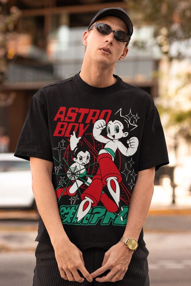 True Vintage 80s Mighty Atom Astro Boy T Shirt Raglan Osamu Tezuka ...
