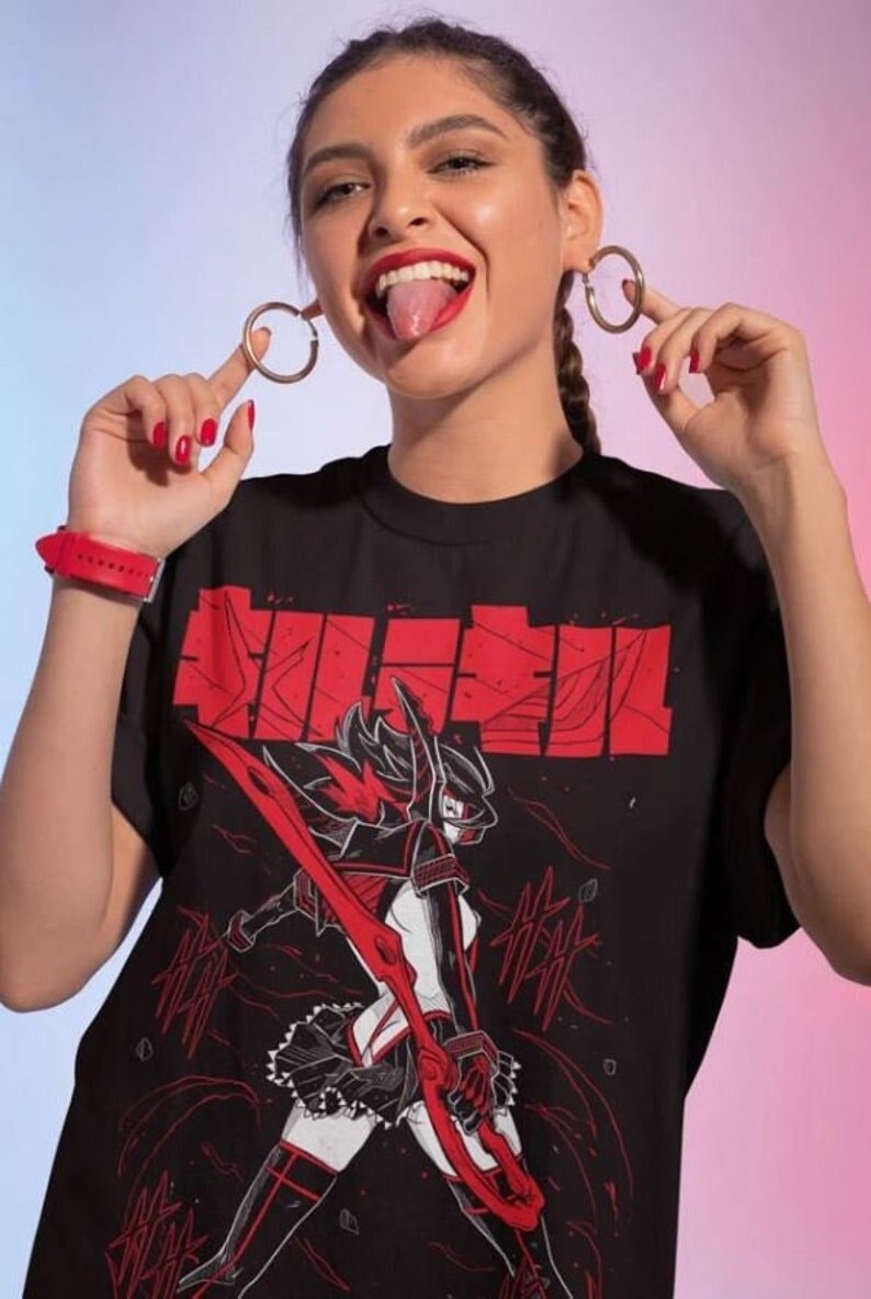 Unisex Kill La Kill Ryuko Matoi Anime T-shirt, Manga Waifu Shirt - Etsy