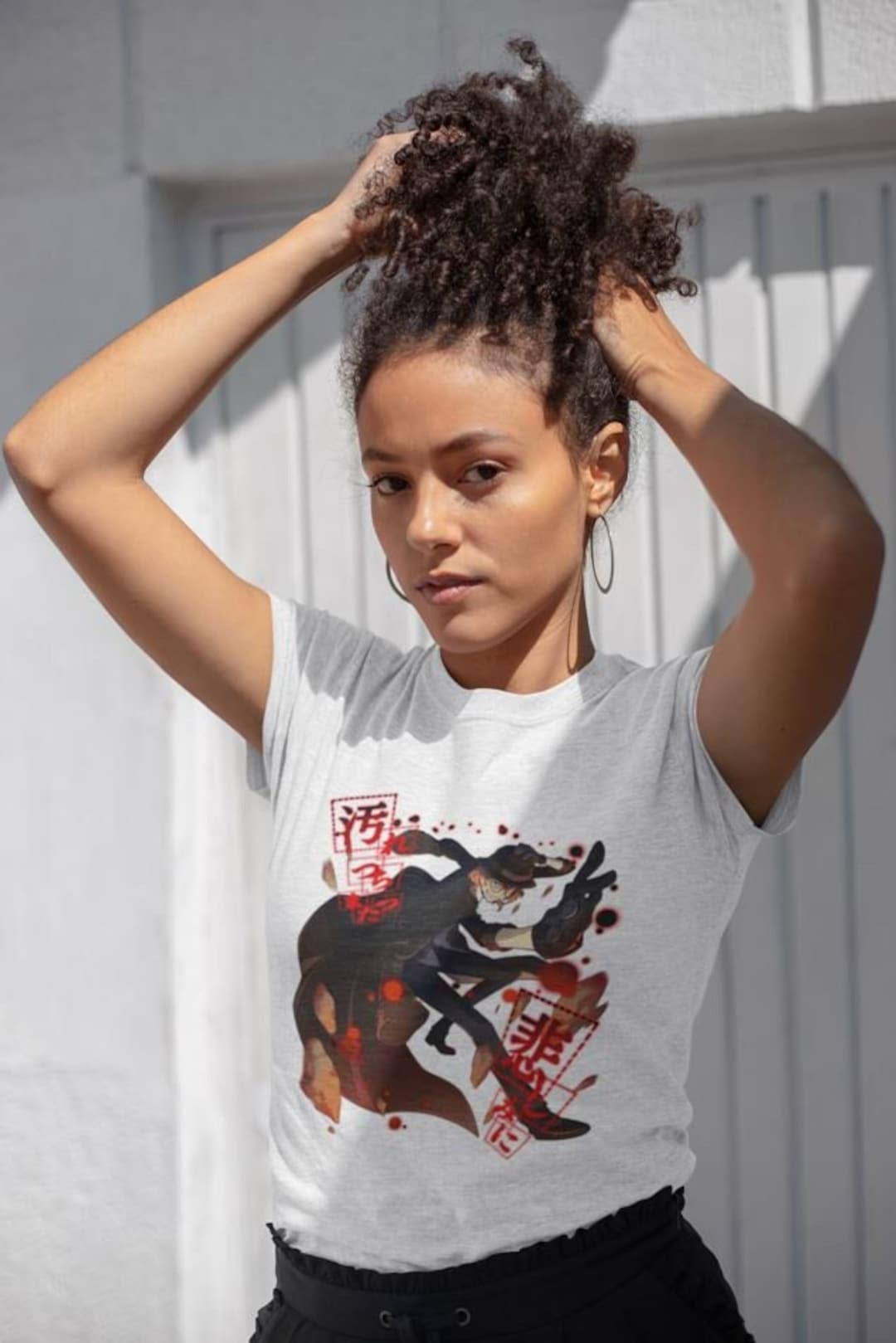 UNISEX Cute Anime Shirt, Manga Lover Sweater, Graphic Tee, Otaku Ropa ...