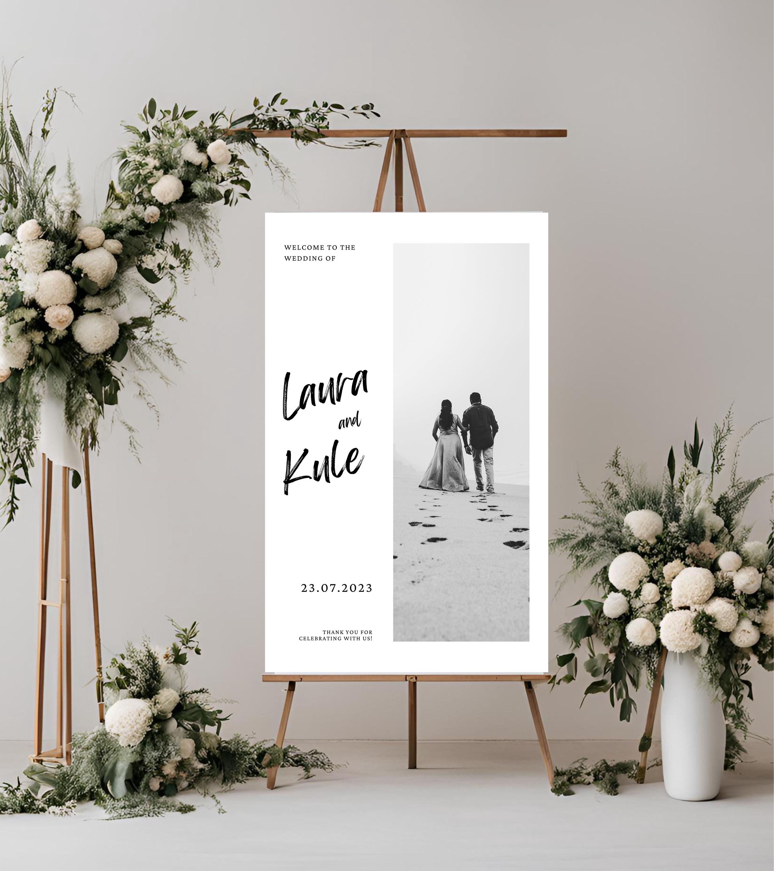 Wedding Welcome Sign Template, Picture | Digital Download, Wedding ...