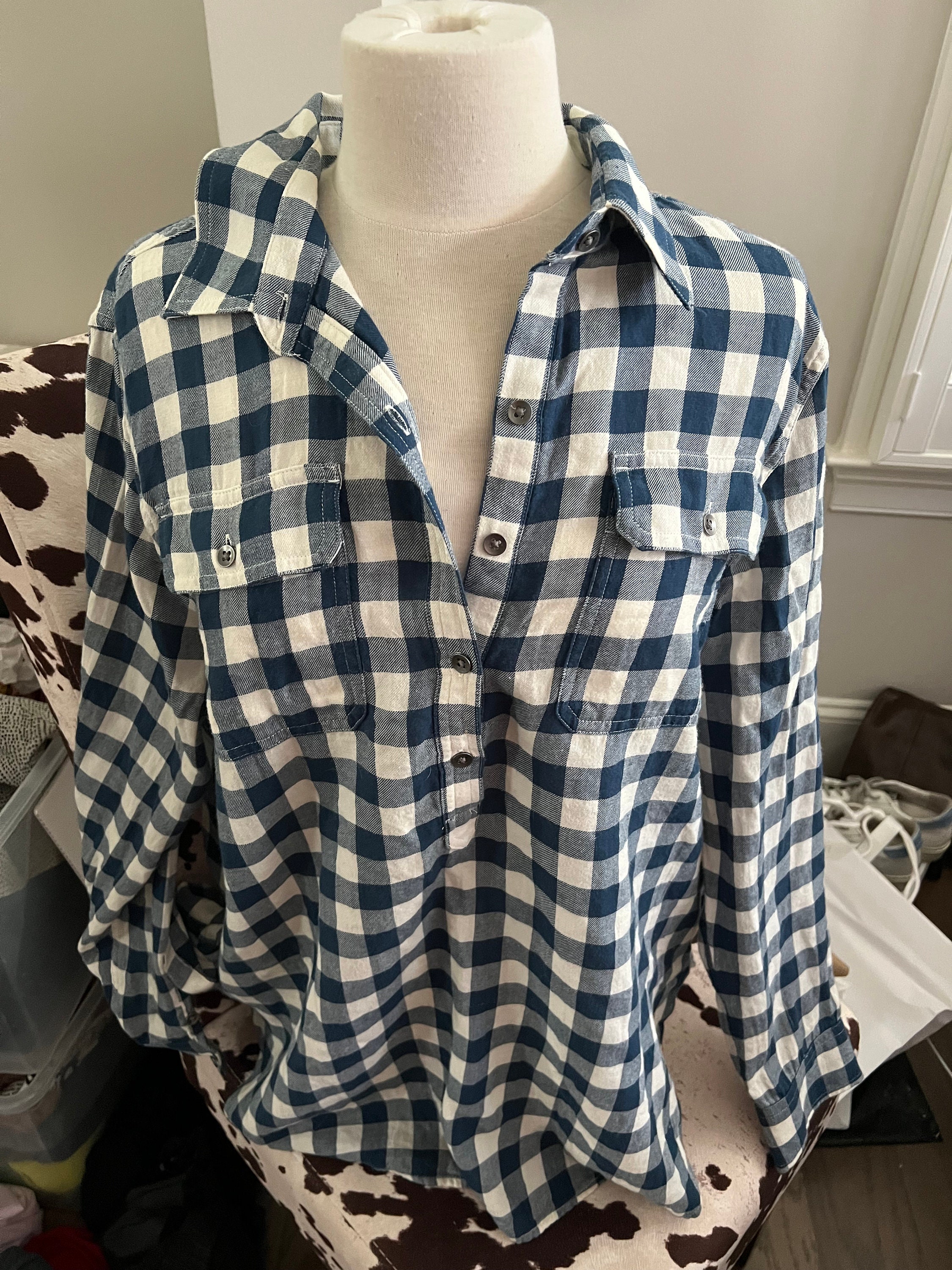 Flannel With ZZ Top Patch on the Back XL - Etsy