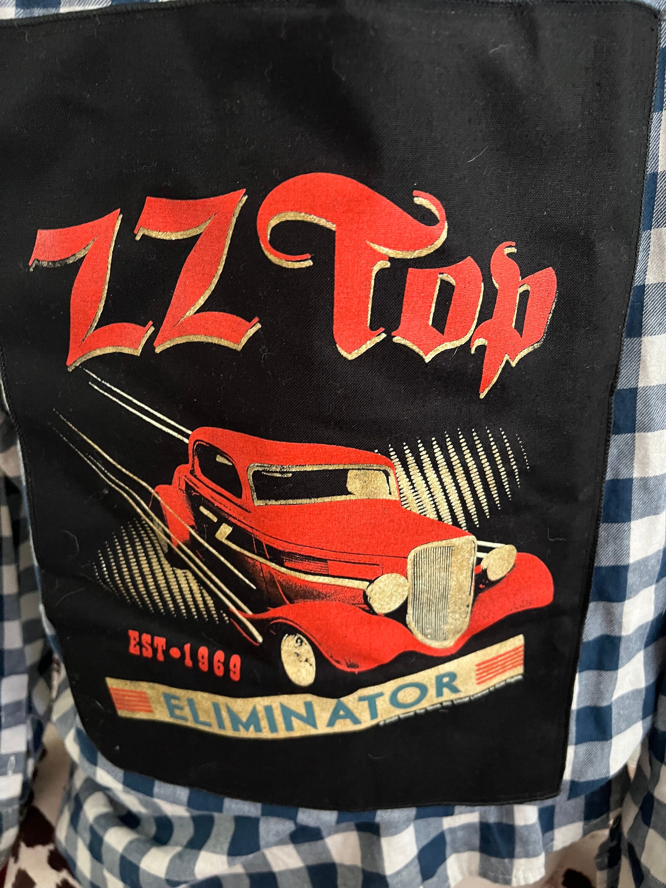 Flannel With ZZ Top Patch on the Back XL - Etsy