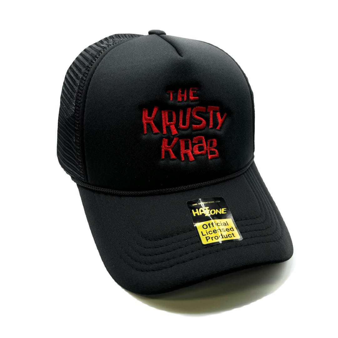 Krusty Krab Mesh Trucker Hat Snapback (black) - Etsy