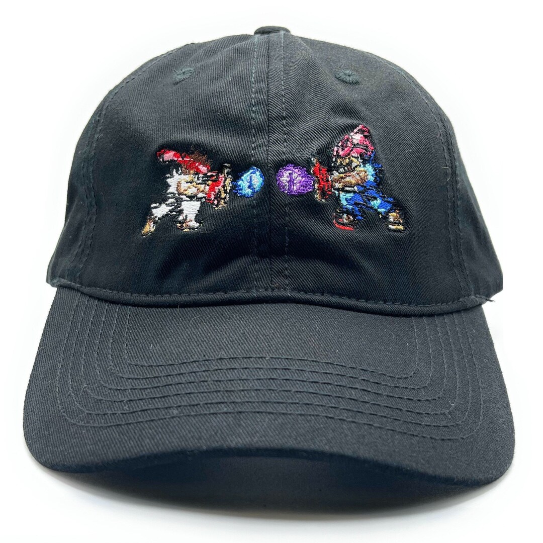 Ryu and Akuma Dad Hat black - Etsy