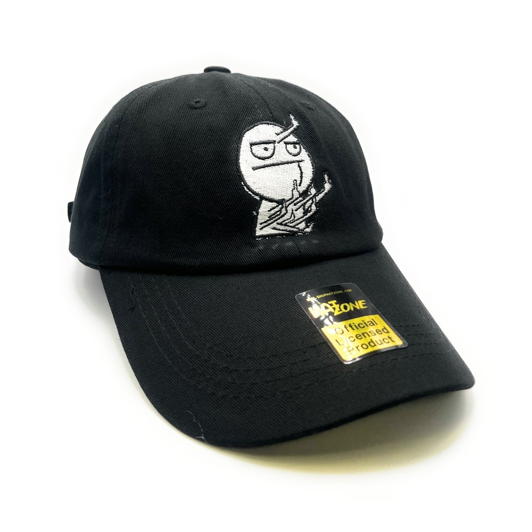 Middle Finger Dad Hat (black) - Etsy