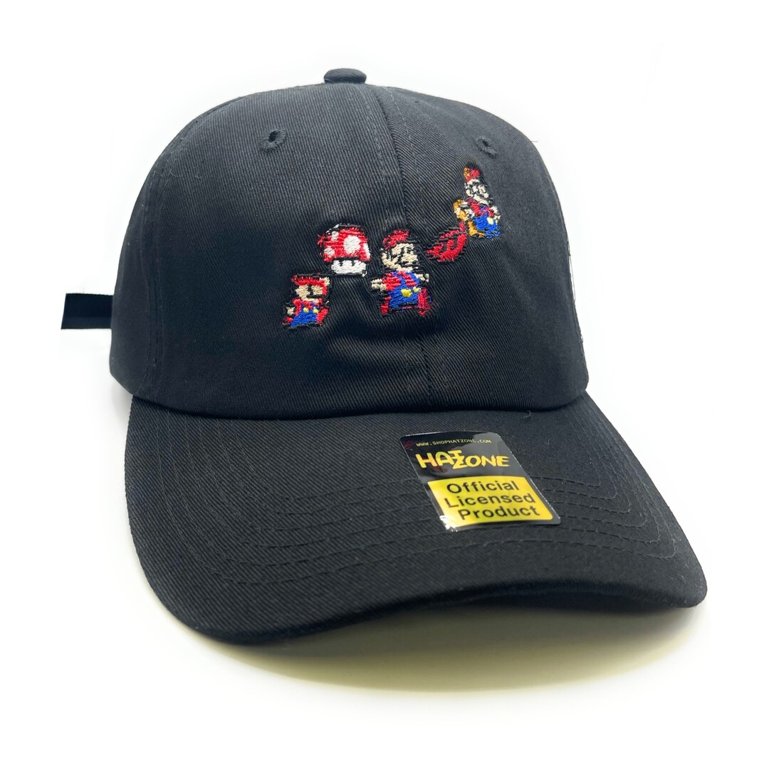 Leaf Mario Dad Hat (black) - Etsy