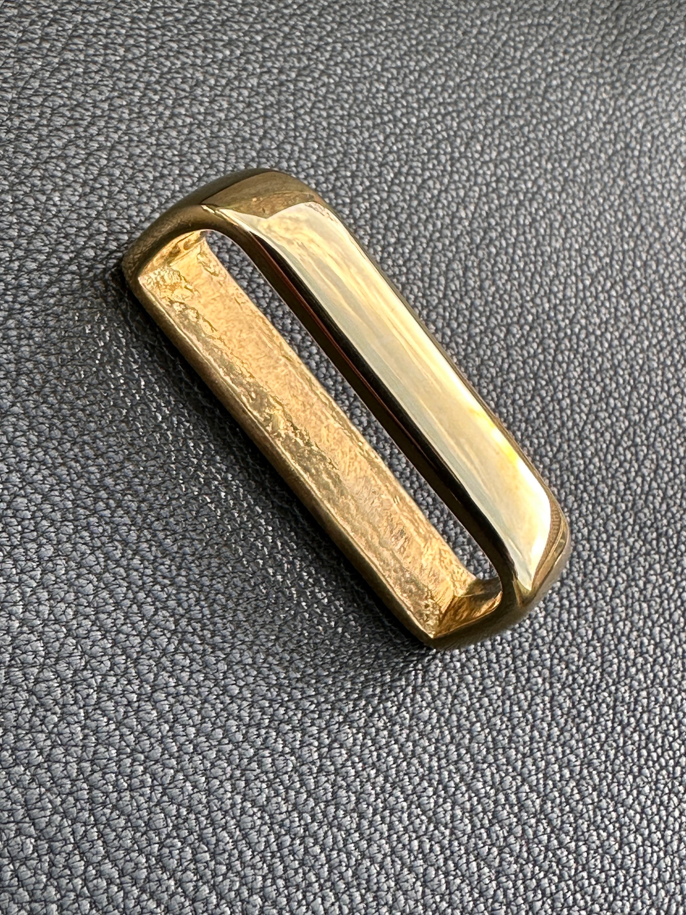Solid Brass Belt Keeper/loop - Etsy