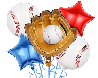 Baseball Party Balloons - Etsy