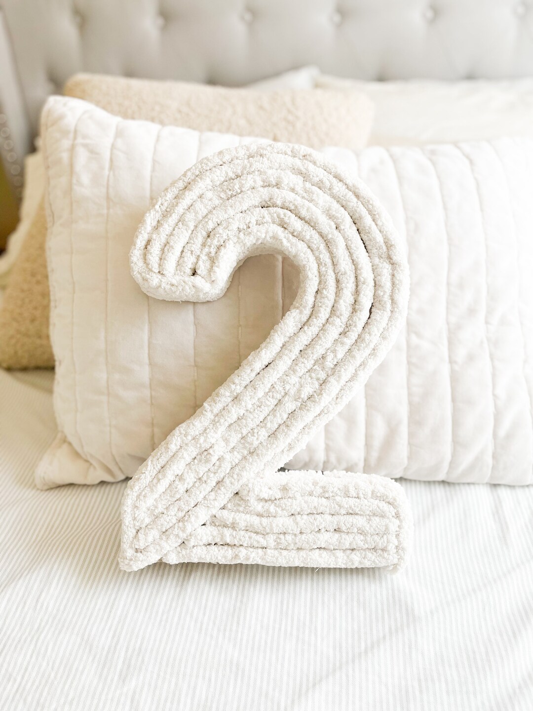 Nursery Letter Name Number Sign for Birthday Party Age Two Boho Nursery ...