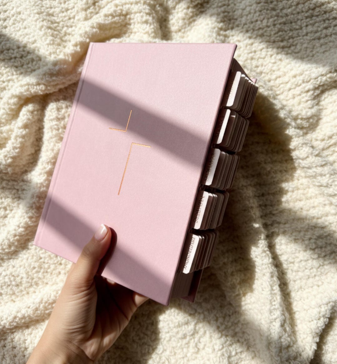 Pink NIV Tabbed Bible for Christian Women Tabbed Bible Gift for Bible ...