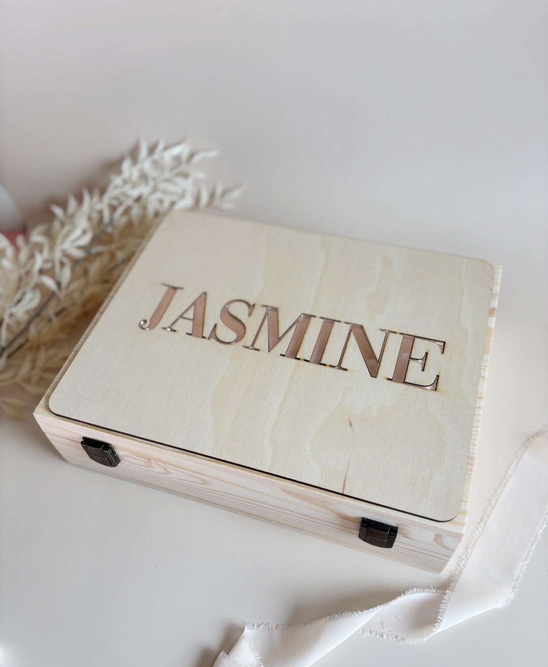 Personalized Baby Memorial Keepsake Box Custom Wooden Baby Memorial Box ...
