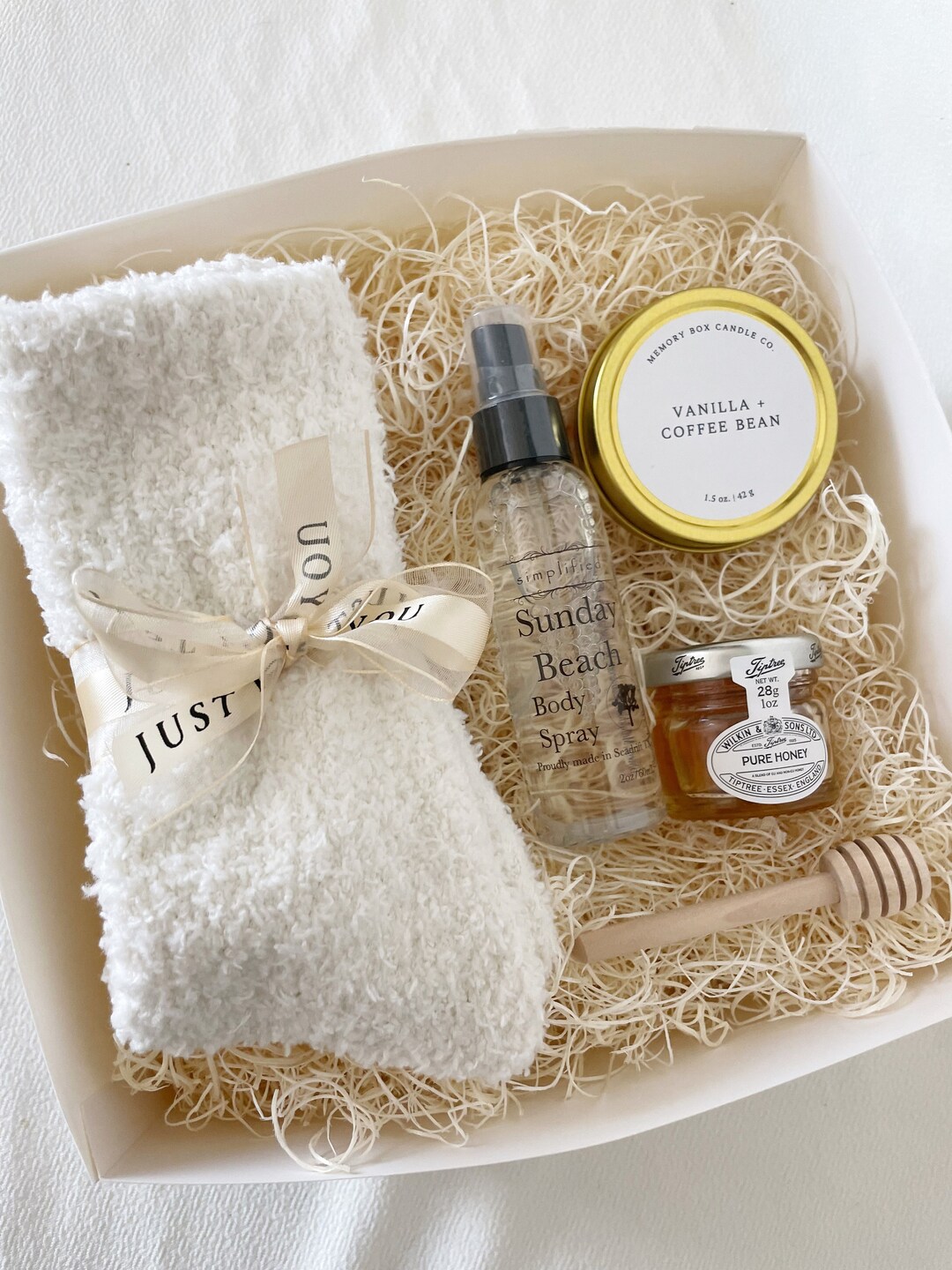 Cozy Hygge Gift Box for Mom Self Care Pampering Gift Set for Get Well ...