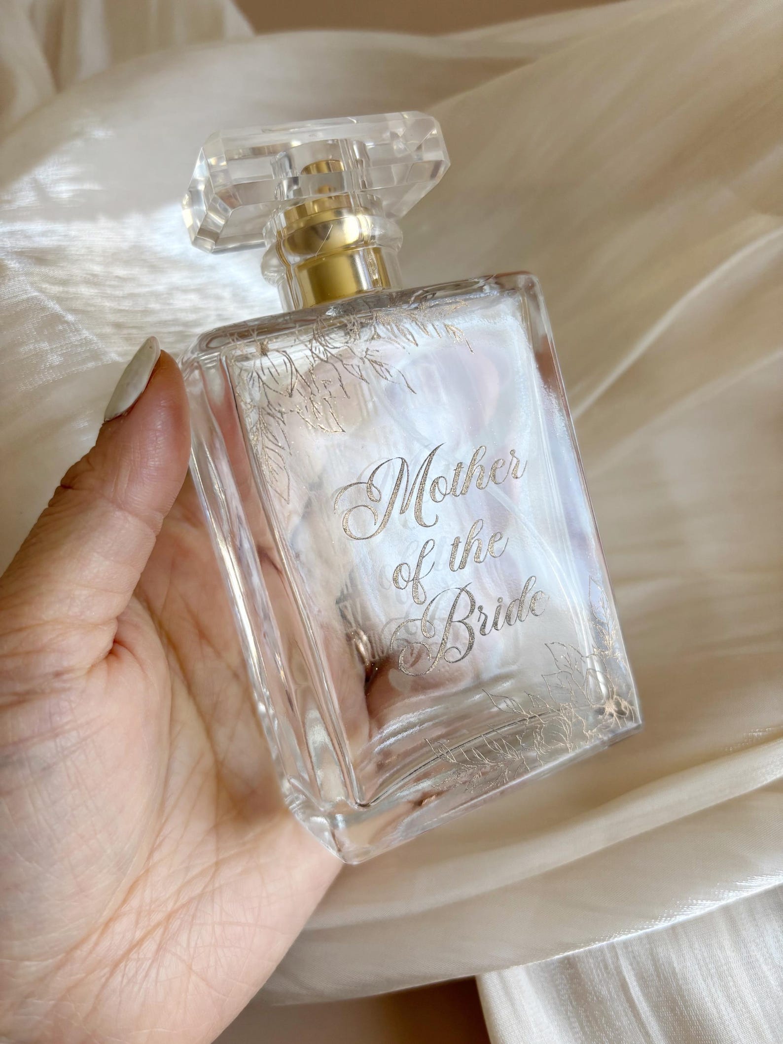 Gift for Mother of the Groom Engraved Perfume Bottle for Mother of ...