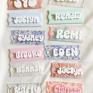 Personalized Tumbler Name Tag Tumbler Name Plate 40 Oz Tumbler Custom ...