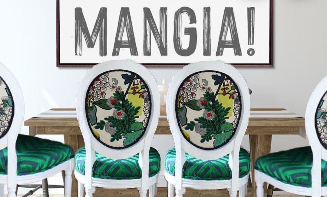 4 Boho Chic Dining Chairs Customizable - Etsy