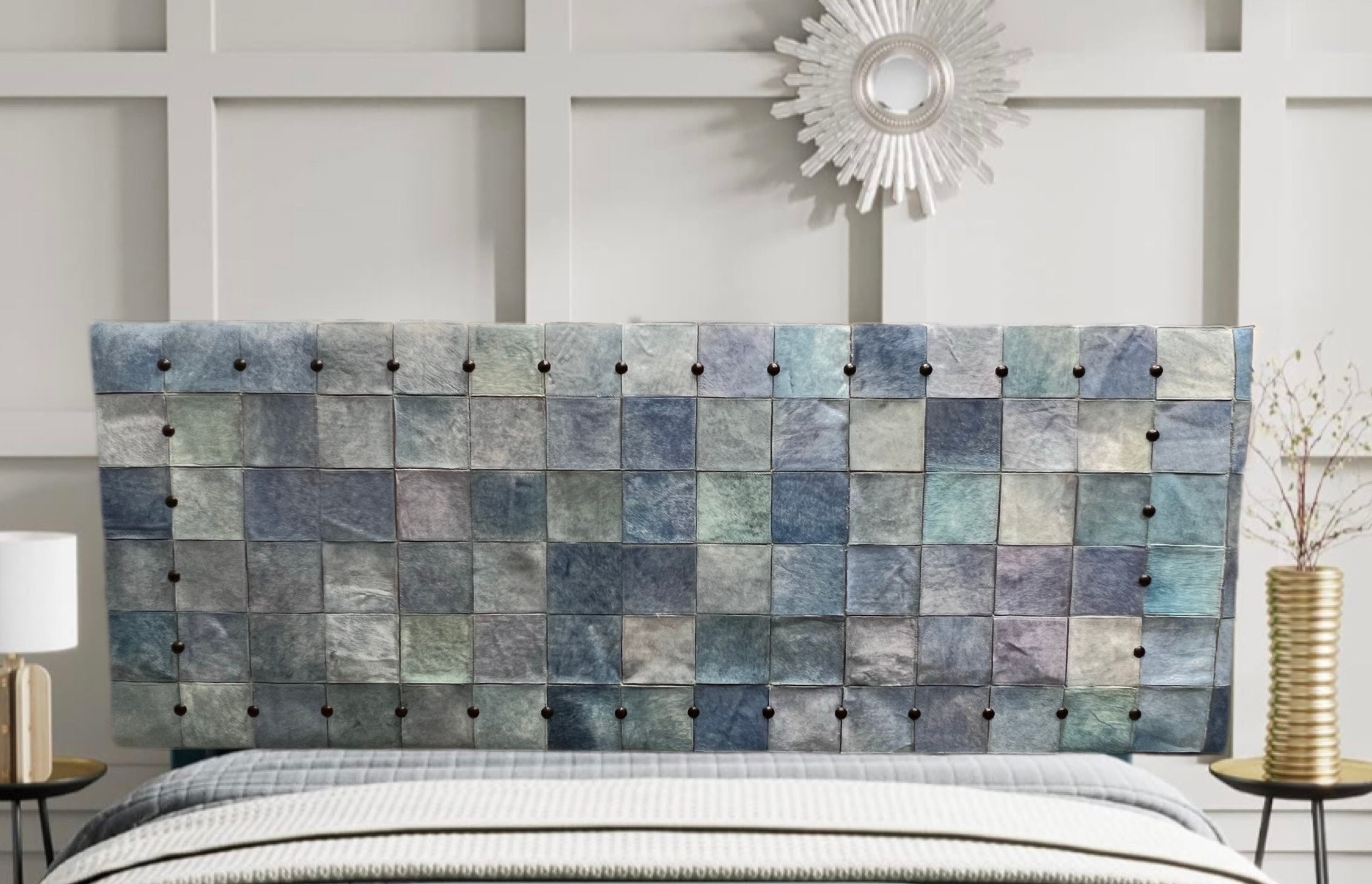 Upholstered Headboard Custom All Sizes All Styles Velvet, Leather ...