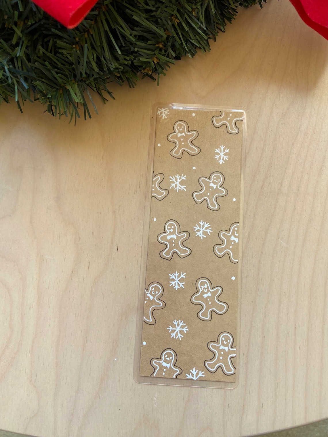 Gingerbread Bookmark Christmas Bookmark Christmas Gift for Book Lovers ...