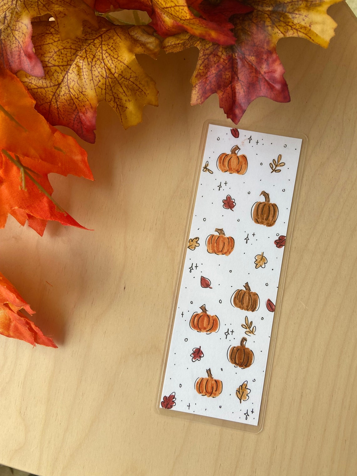 Pumpkin Bookmark, Handmade Bookmark, Aesthetic Gifts, Autumn Decor ...