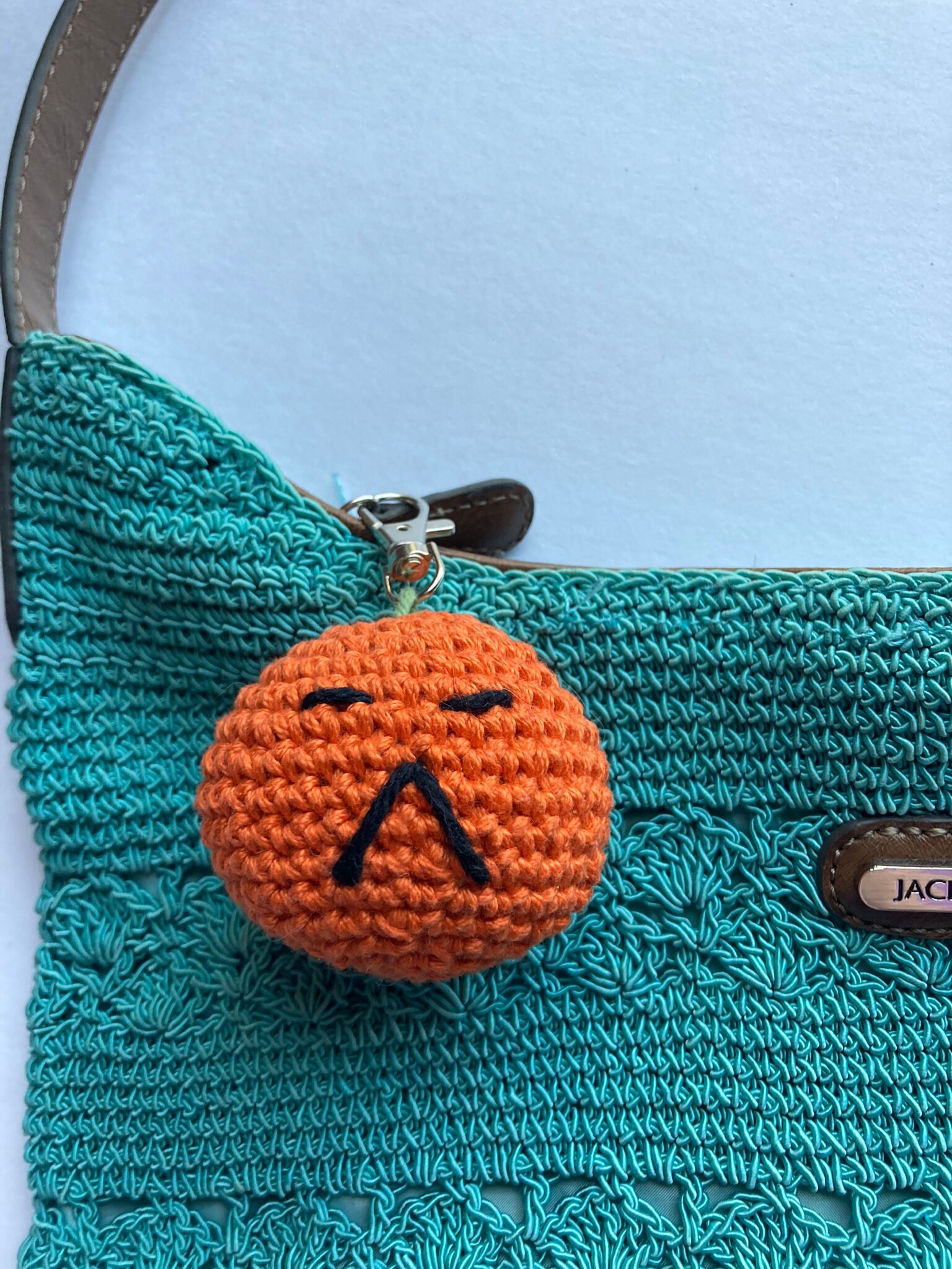 Crochet BTS Suga Yoongi Tangerine Keychain, BTS Keychain, Yoongi ...