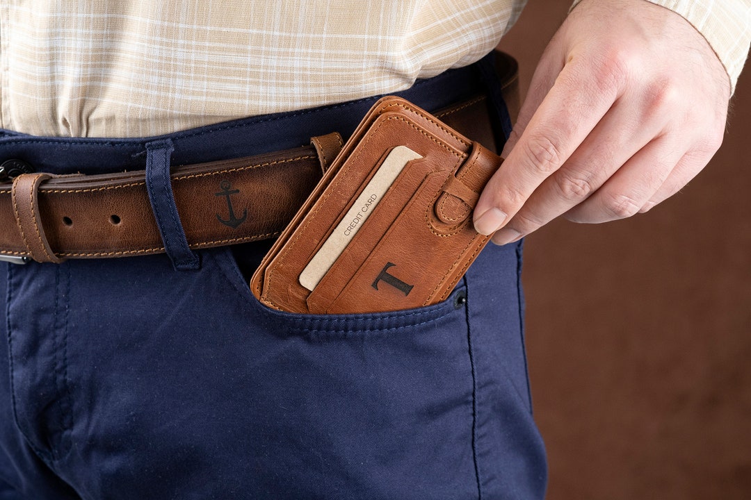 Slim Wallet for Men, Customized Card Box, Personalized Card Case ...