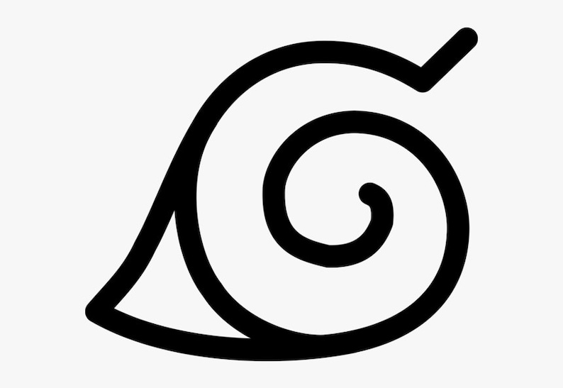 Hidden Leaf Decal Sticker (set of 2) Black- 5 Inches - for Laptops ...