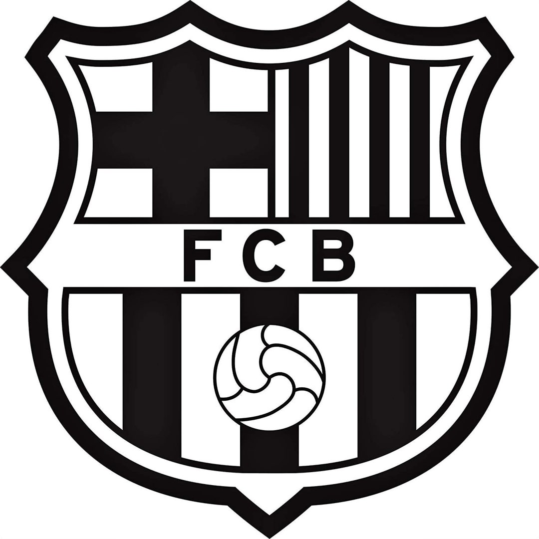 FC BARCELONA Logo Die (set of 2) - Cut Vinyl Decal Sticker - 5 Inches ...