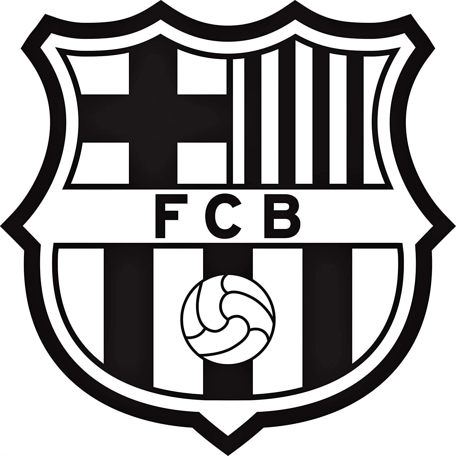 FC BARCELONA Logo Die (set of 2) - Cut Vinyl Decal Sticker - 5 Inches ...
