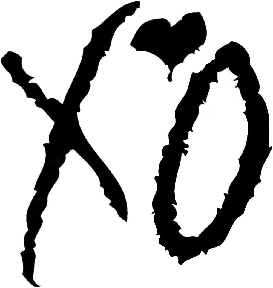The Weekend Xo Black 4 set of 2 Decal Sticker for Car, Laptop, Van ...
