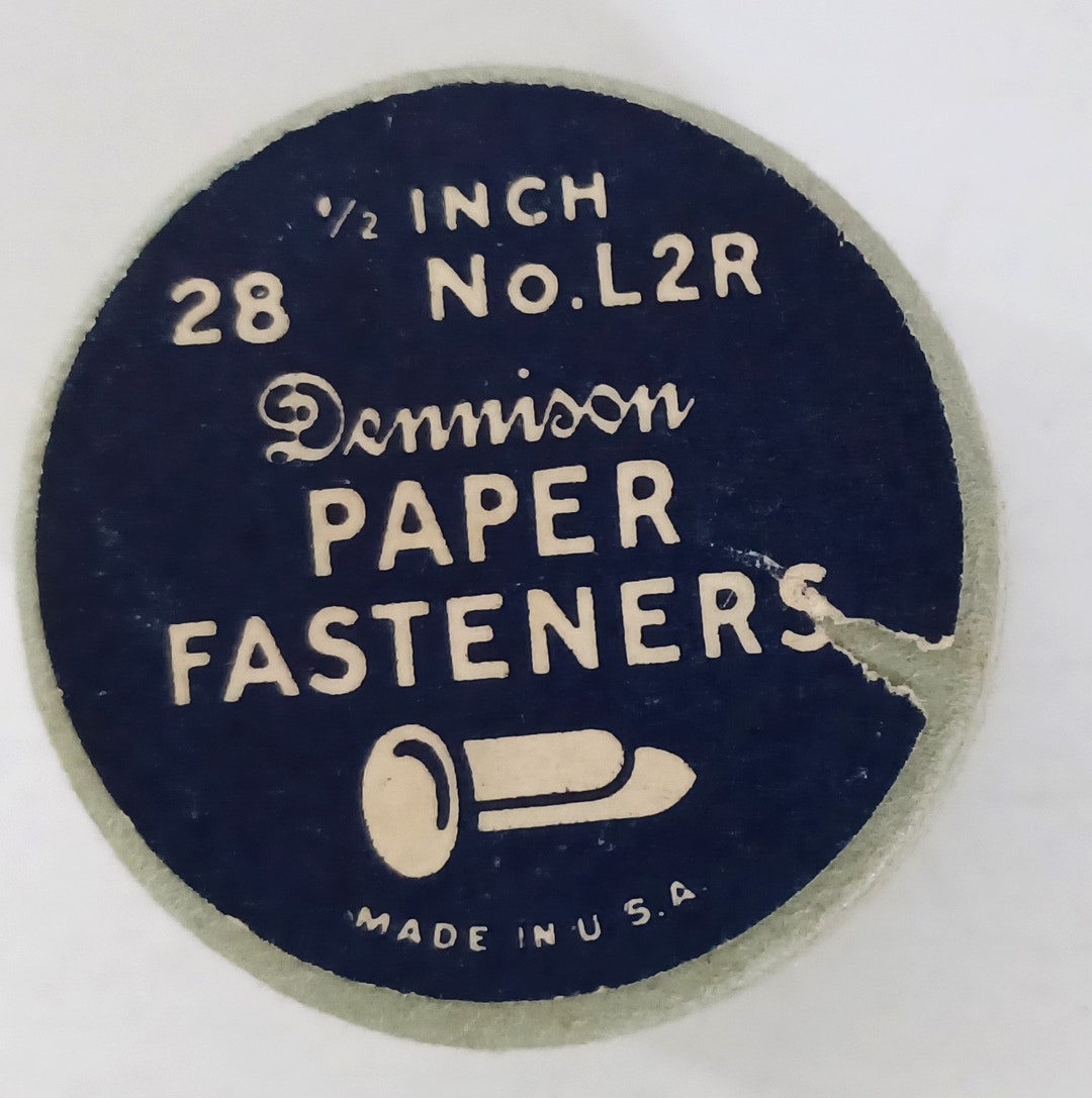 Vintage Dennison Paper Fasteners - Etsy