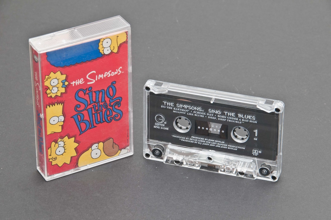 The Simpsons Sing the Blues 1990 Cassette Tape Original FREE SHIPPING ...