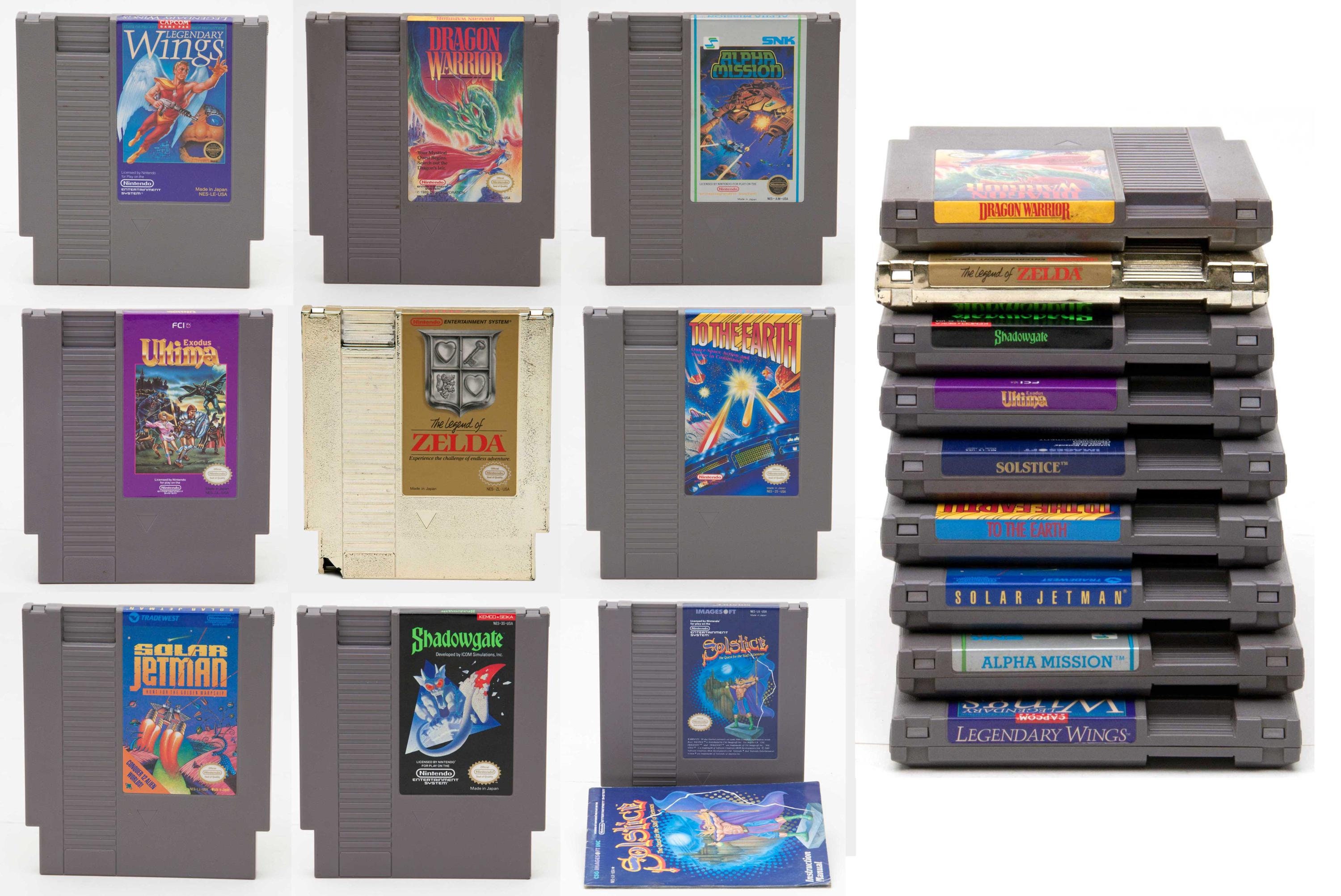 Authentic Nintendo NES Game Cartridge, ALL Tested & Working! Original ...