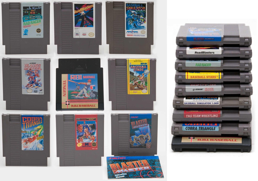 Authentic Nintendo NES Game Cartridge, ALL Tested & Working! Original ...