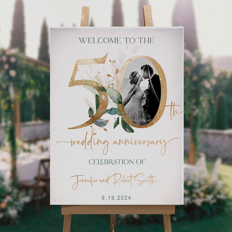 No 50 Welcome Sign - Etsy