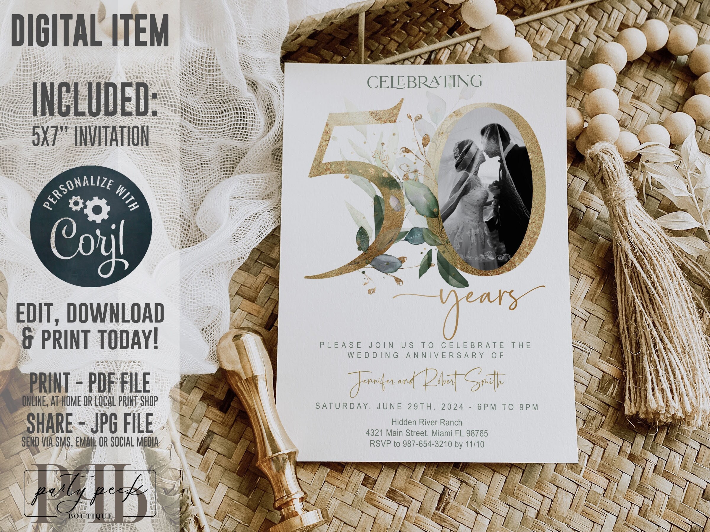 Anniversary Invitation Templates