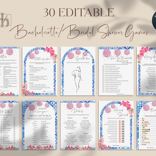 Mamma Mia Bachelorette Games - Etsy