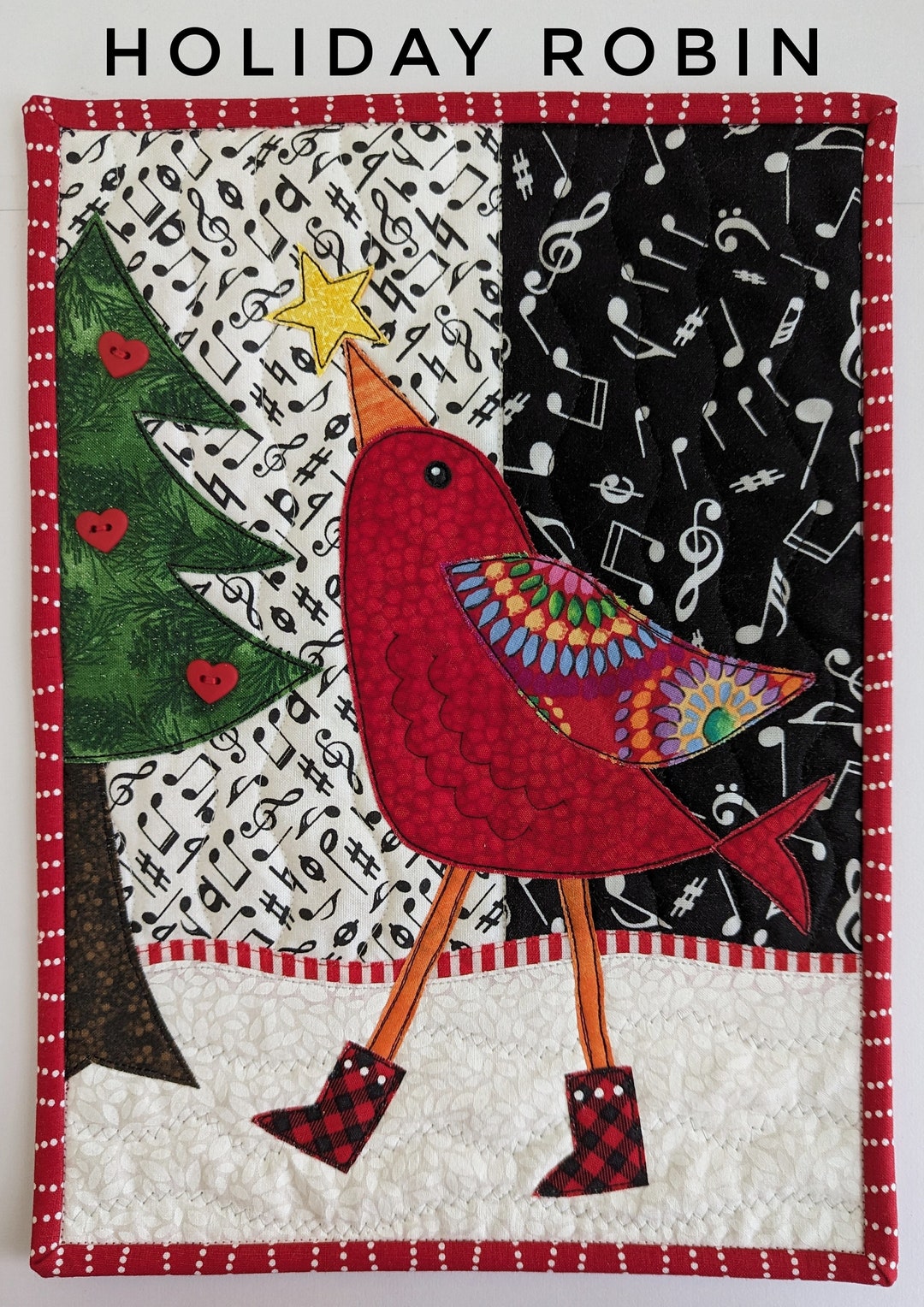 Holiday Robin & Rockin Robin PDF Pattern - Full Color - Make 2 Mini ...