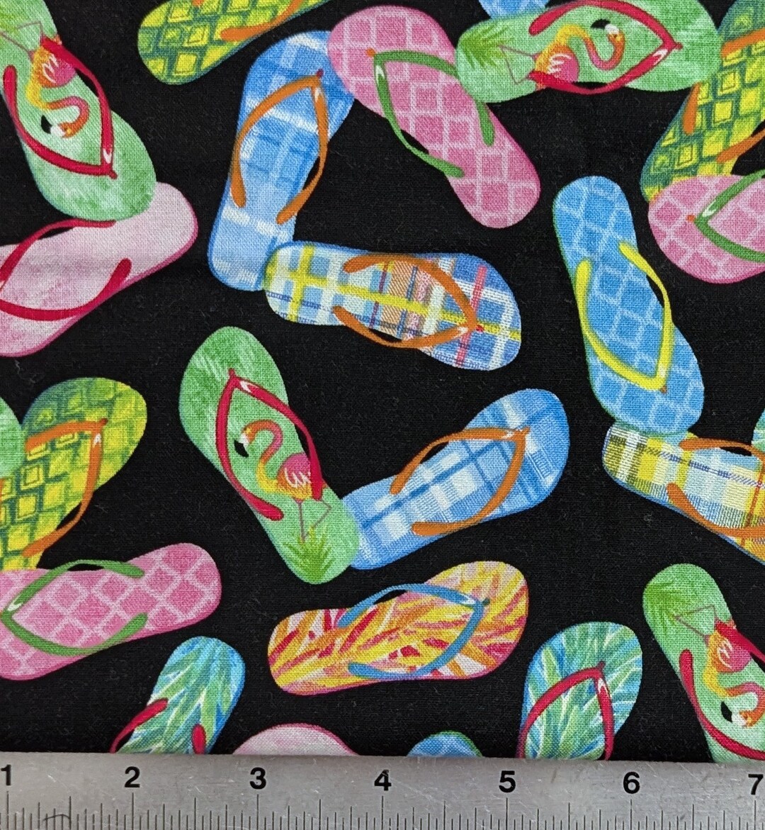 Timeless Treasures 100% Cotton Fabric, FUN-C7444, Multi Color Flip ...