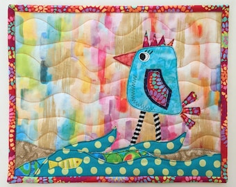 Love is in the Air PDF Pattern Full Color Mini Quilt Quilt Block Bird ...