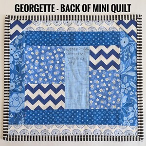 Georgette PDF Quilt Block Applique Page - Raw Edge Applique - Razbeca ...