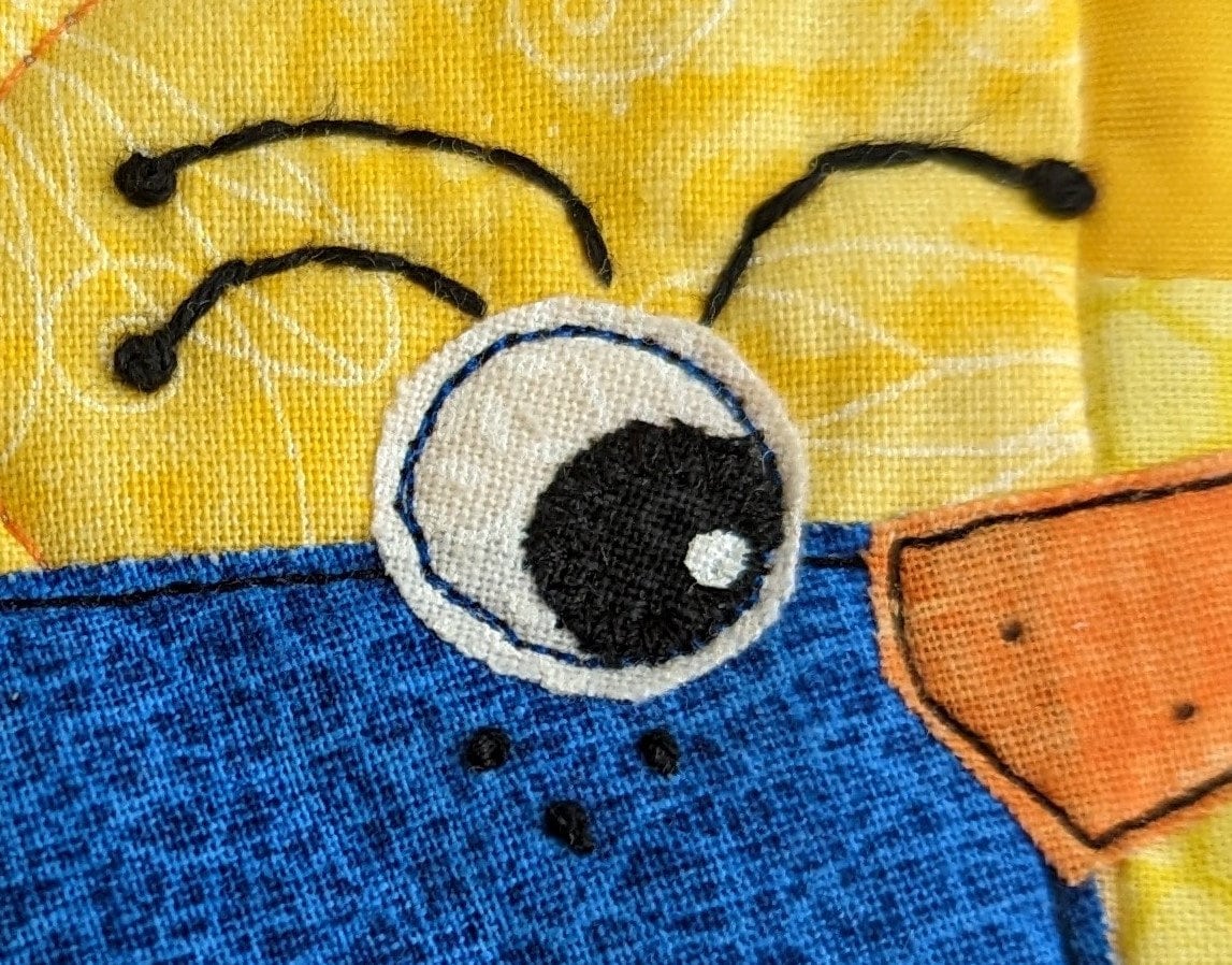 Perry PDF Pattern - Full Color - Mini Quilt- Bird Pattern - Raw Edge ...