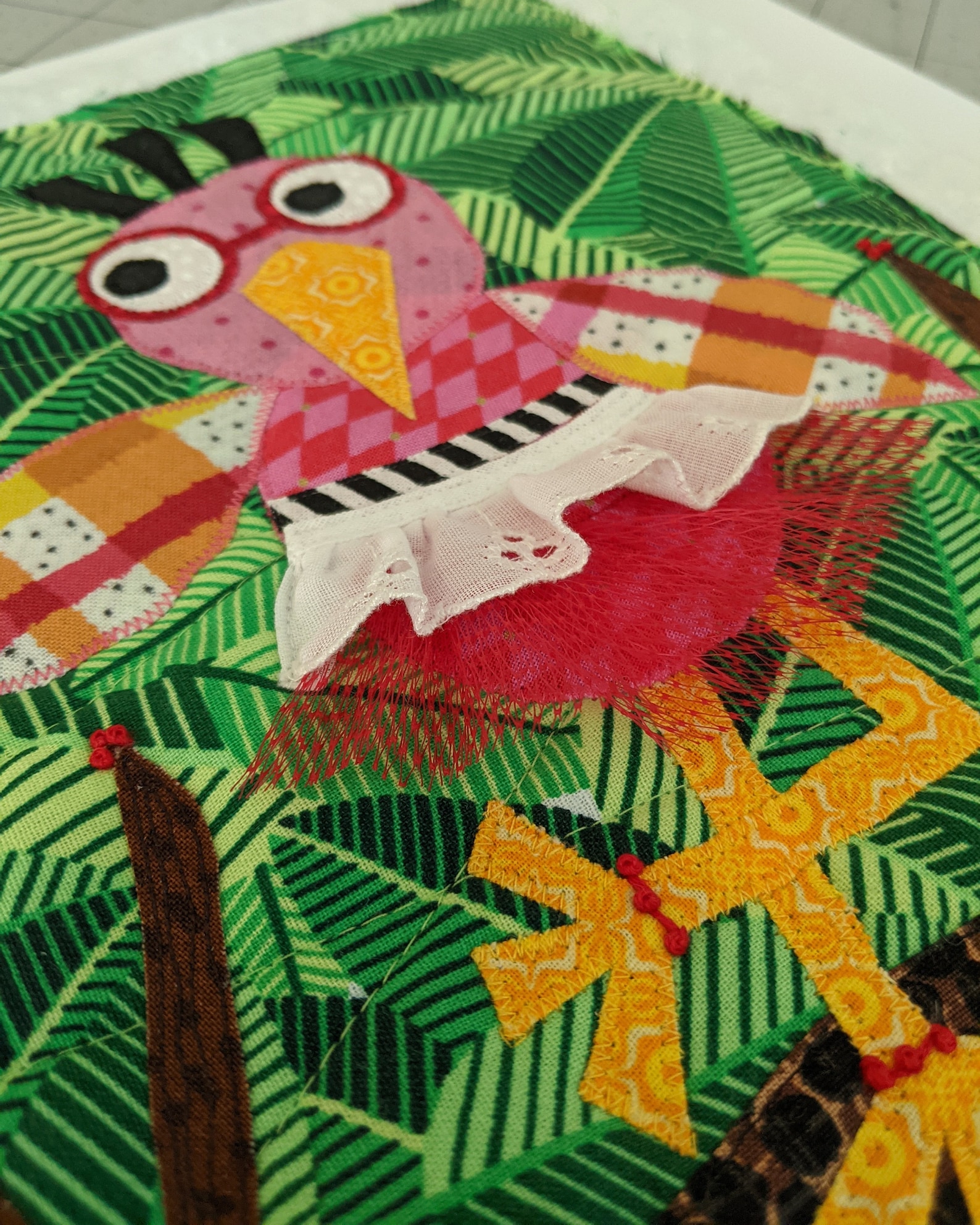 Mia PRINTED Applique Page - Mini Quilt - Quilt Block - Bird Pattern ...
