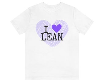Lean Heart Tee - Etsy