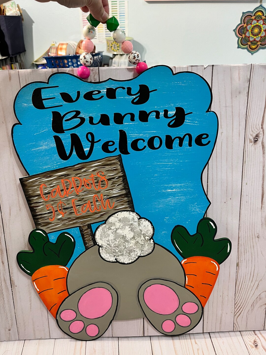 Every Bunny Welcome Door Hanger - Etsy