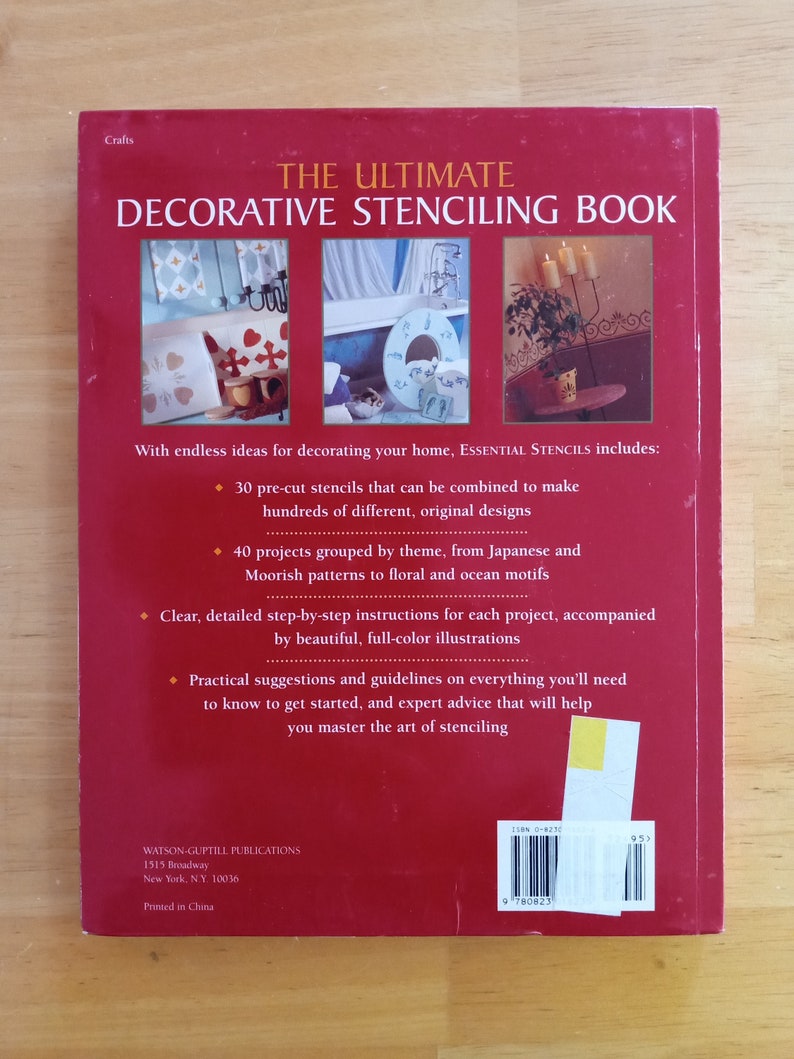 Stencils Craft Book- Essential Stencils- How to Stencil- 30 Ready-to ...