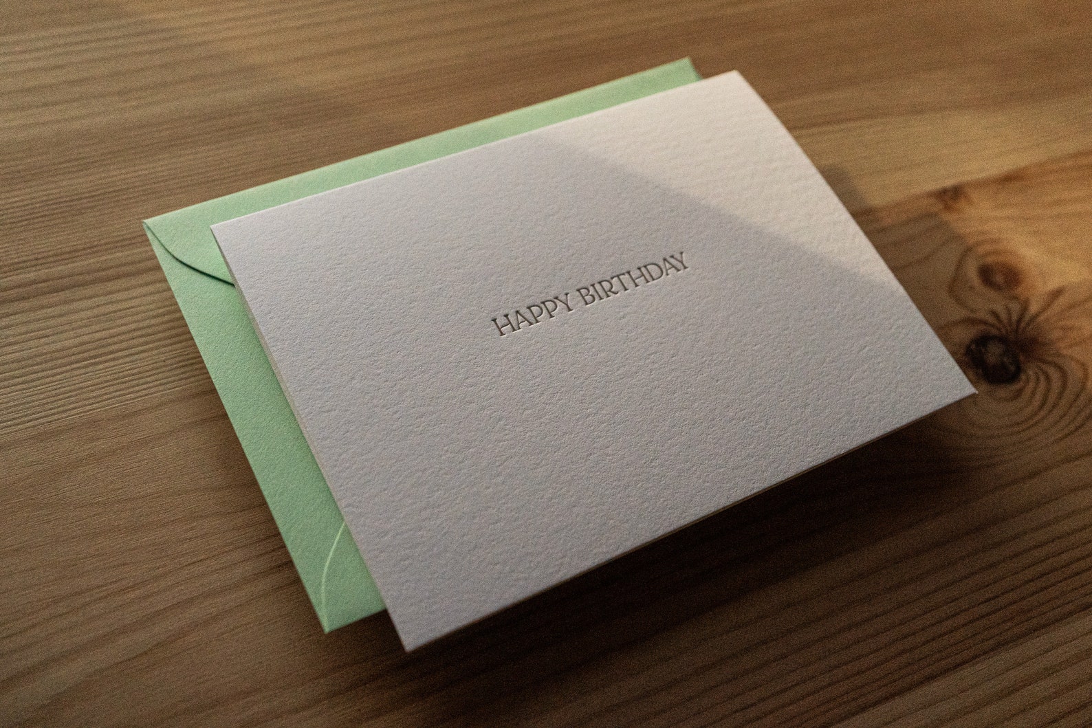 Letterpress Birthday Card, Happy Birthday, Birthday Card for Her ...