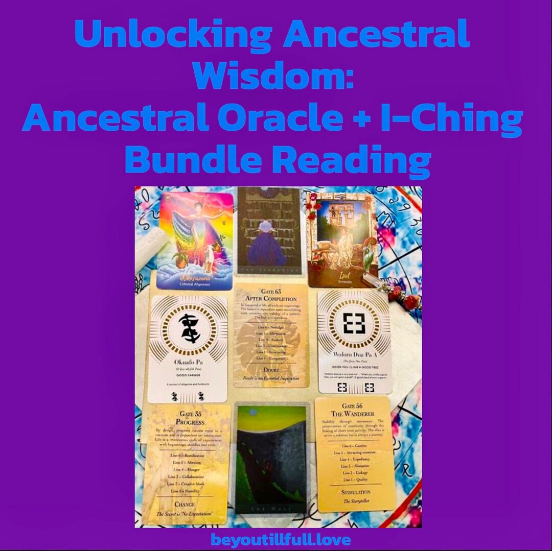 Unlocking Ancestral Wisdom: Ancestral Oracle I-ching Bundle Reading - Etsy