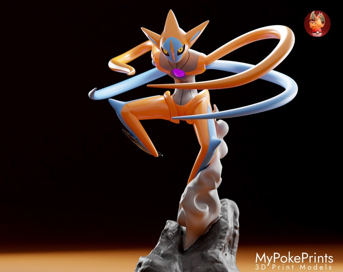Pokemon Fan-made Deoxys Attack Figure - Mypokeprints - Etsy