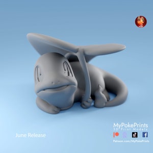 Pokemon Fan-made Charmander Under Leaf Figure Mypokeprints 3D Printed ...