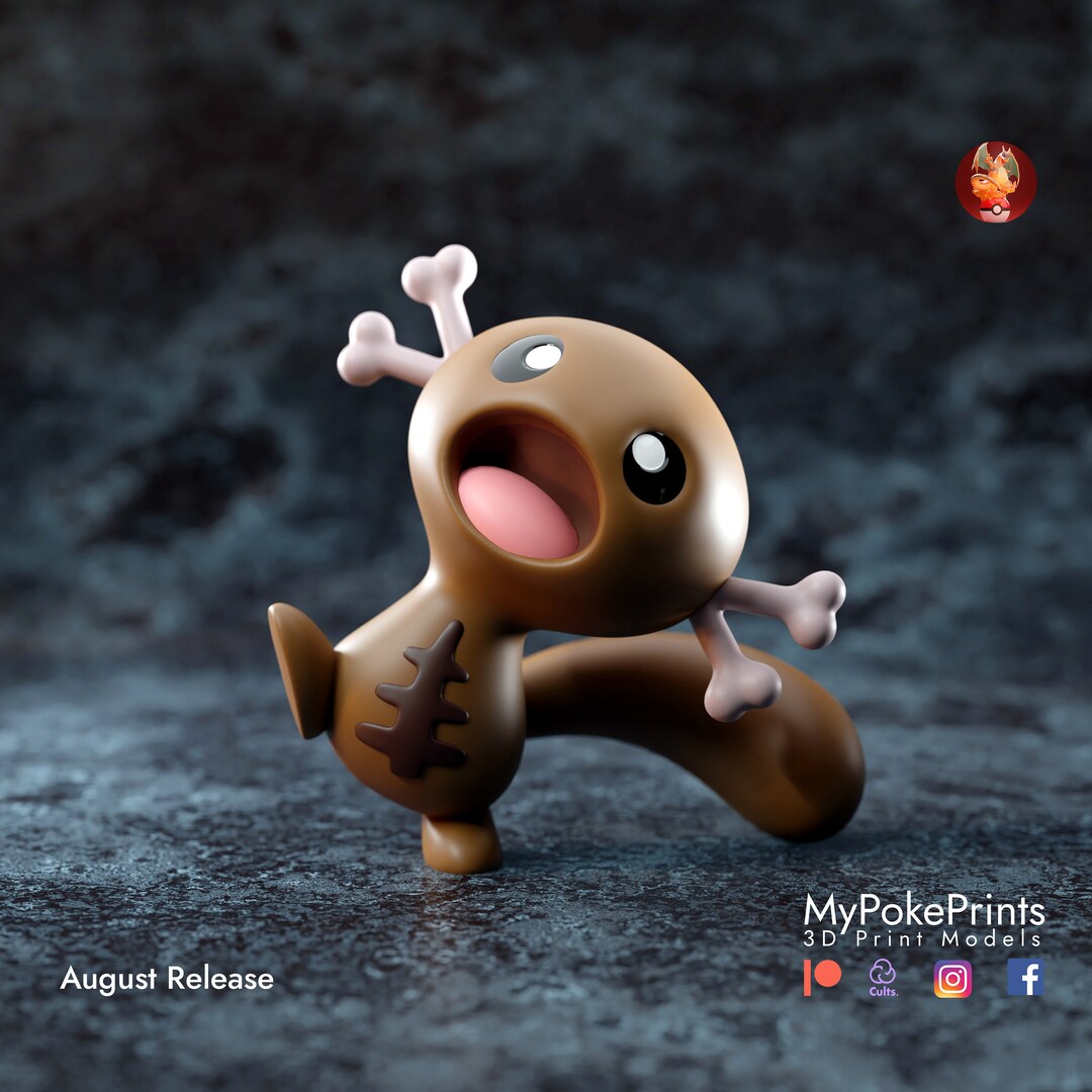 Pokemon Fan-made Wooper - Mypokeprints | Paldean Wooper | 3D Printed ...